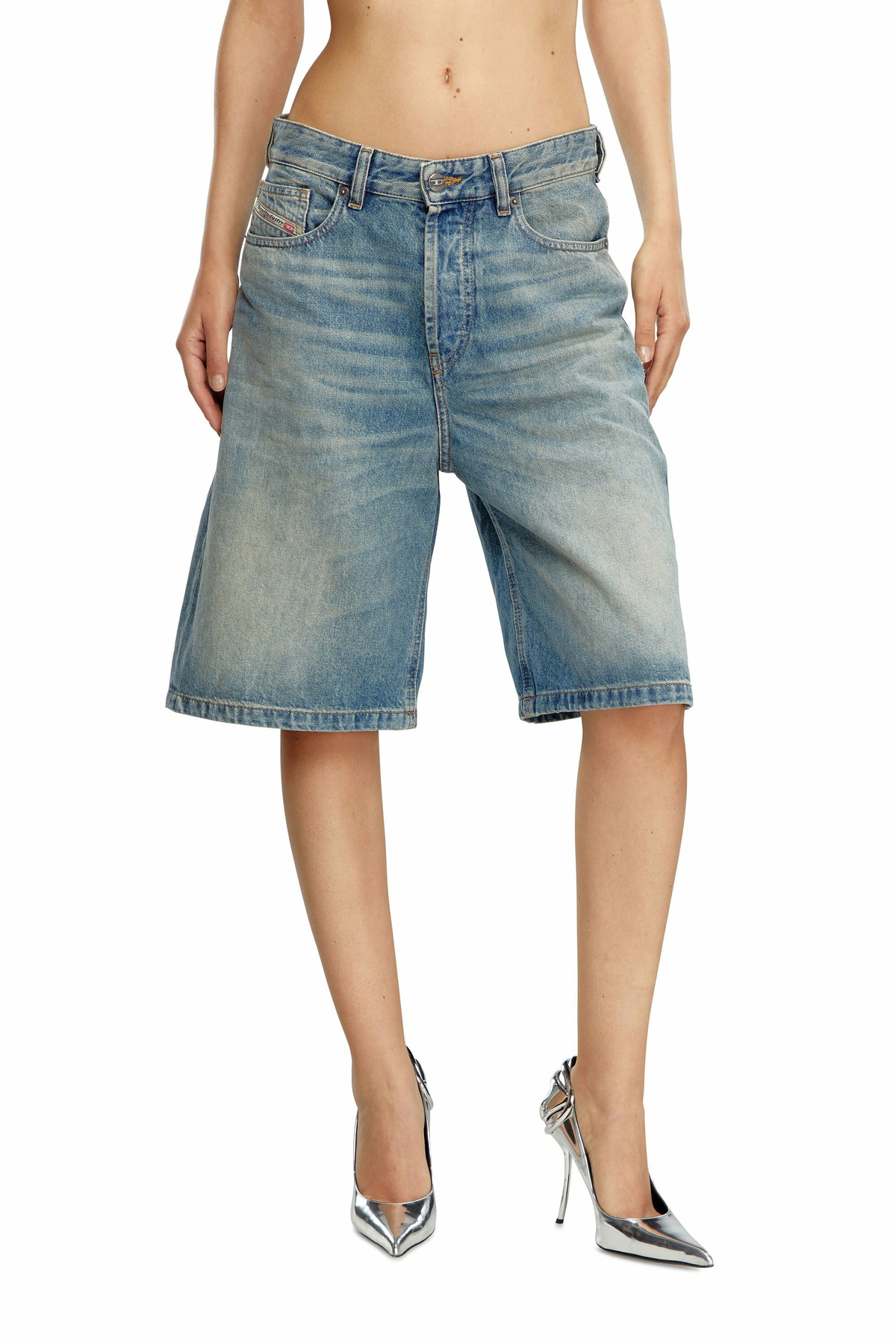 Diesel Denim shorts - Shorts Womens in Blue Diesel