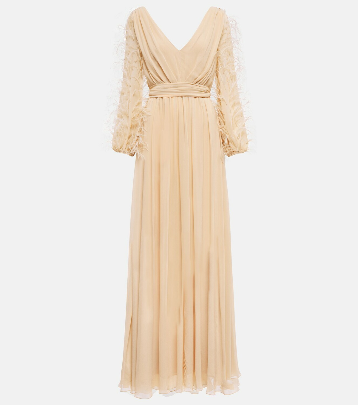 Max Mara - Bridal Ofanto embellished silk gown Max Mara