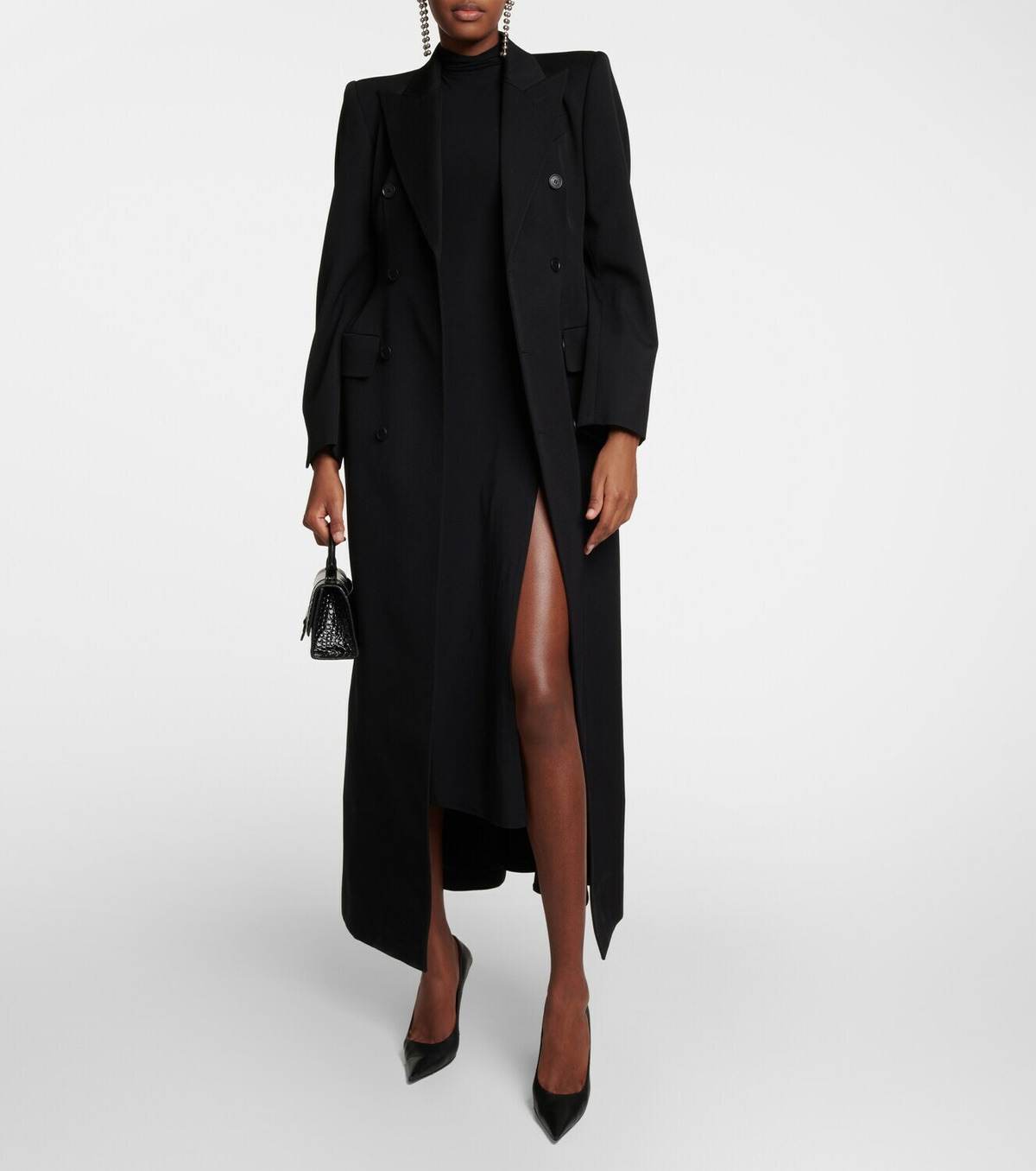 Balenciaga - Structured double-breasted wool coat Balenciaga