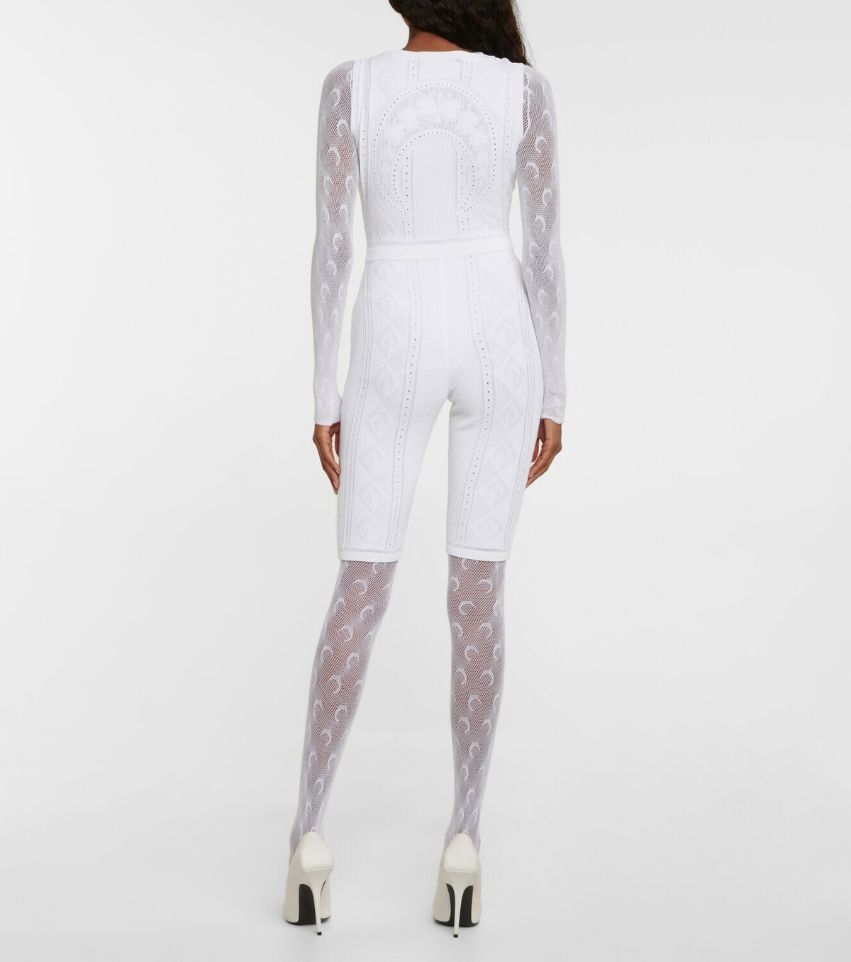 Marine Serre Moon fishnet tights Marine Serre