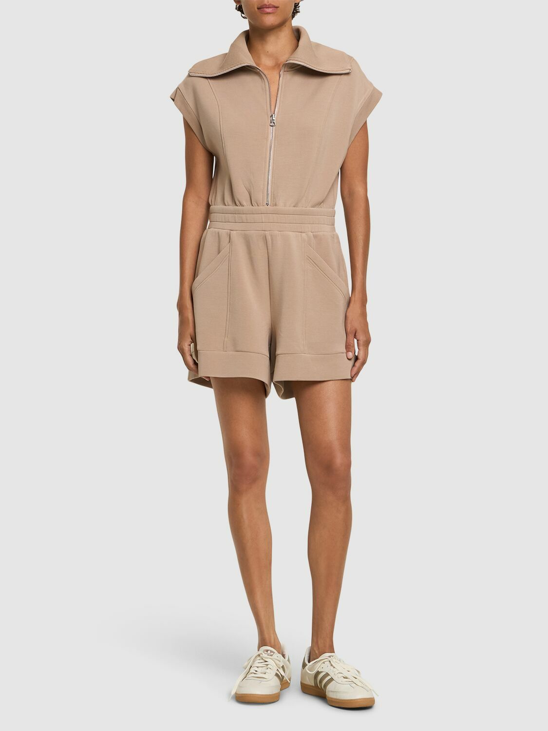VARLEY Pamela Zip-up Playsuit Varley