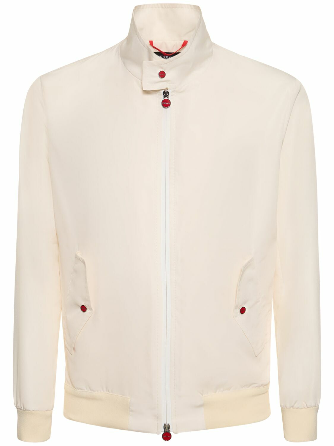 KITON - Kiton Logo Zipped Jacket Kiton