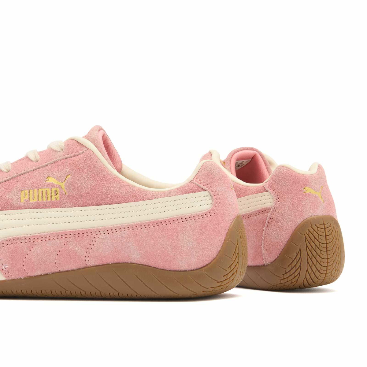 Puma Speedcat Faded Sneaker in Carnation Pink/Alpine Snow Puma