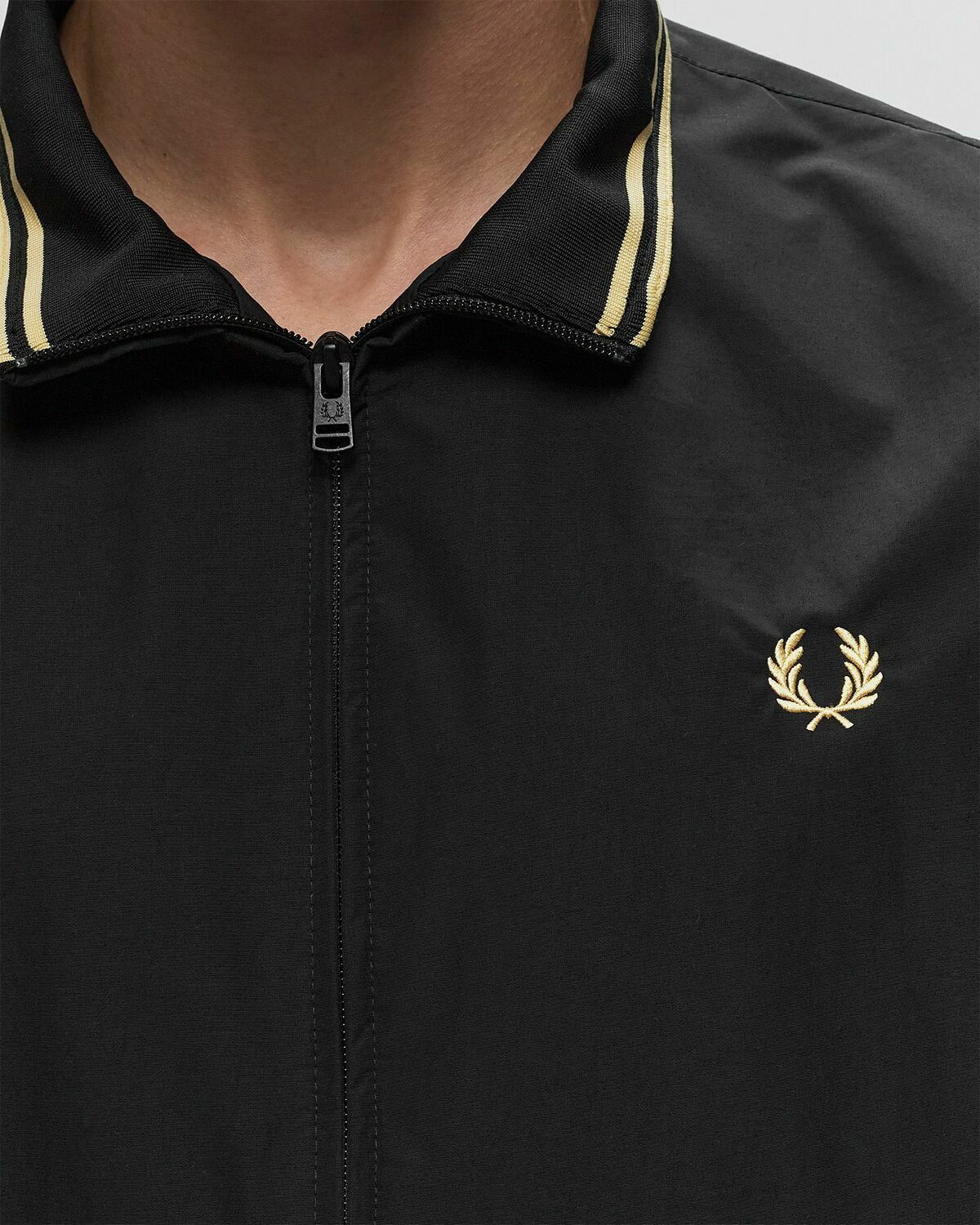 Fred Perry Brentham Jacket Black Windbreaker Fred Perry