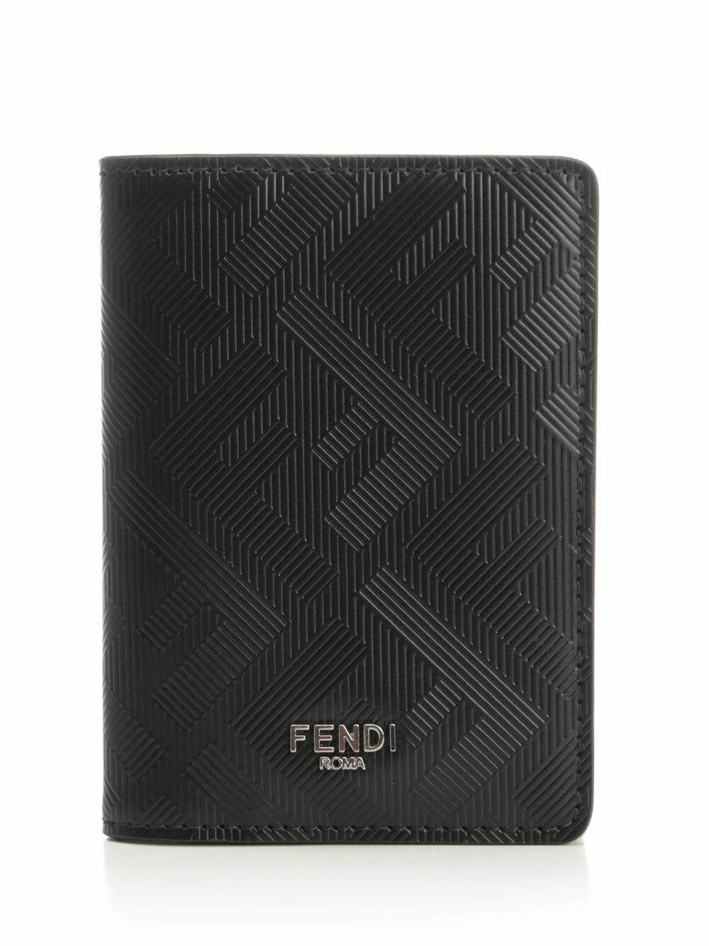 Fendi Vertical Ff All Over Card Holder Fendi