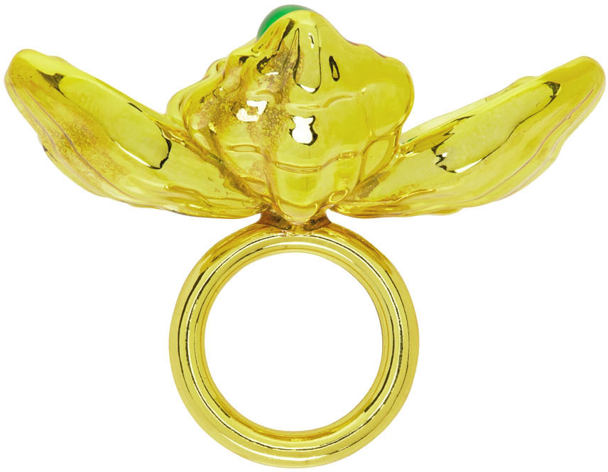 HUGO KREIT Yellow Iris Ring Hugo Kreit