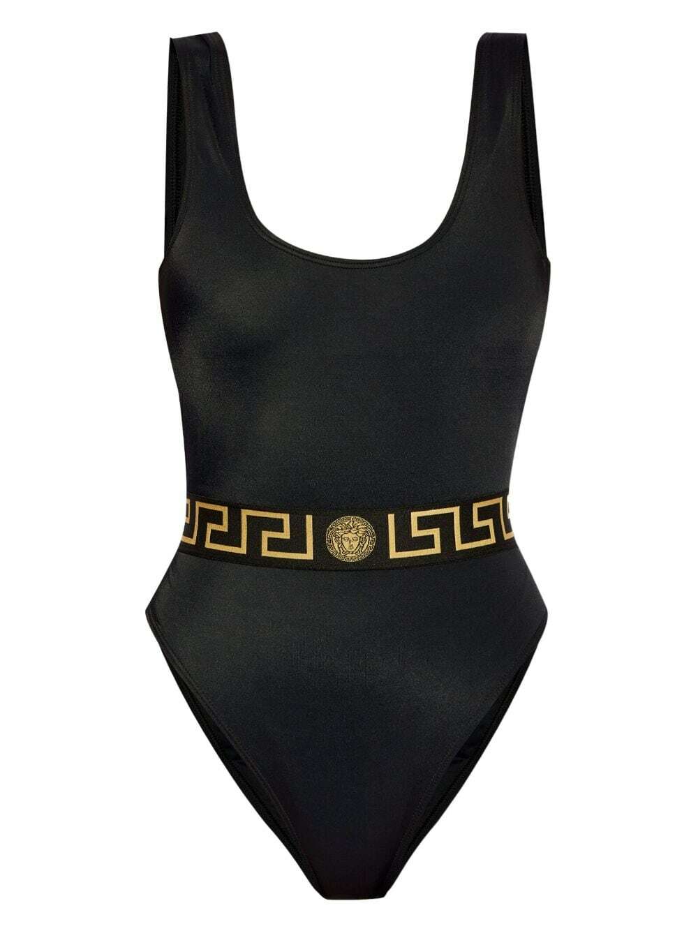 VERSACE - Greca-print Swimsuit Versace