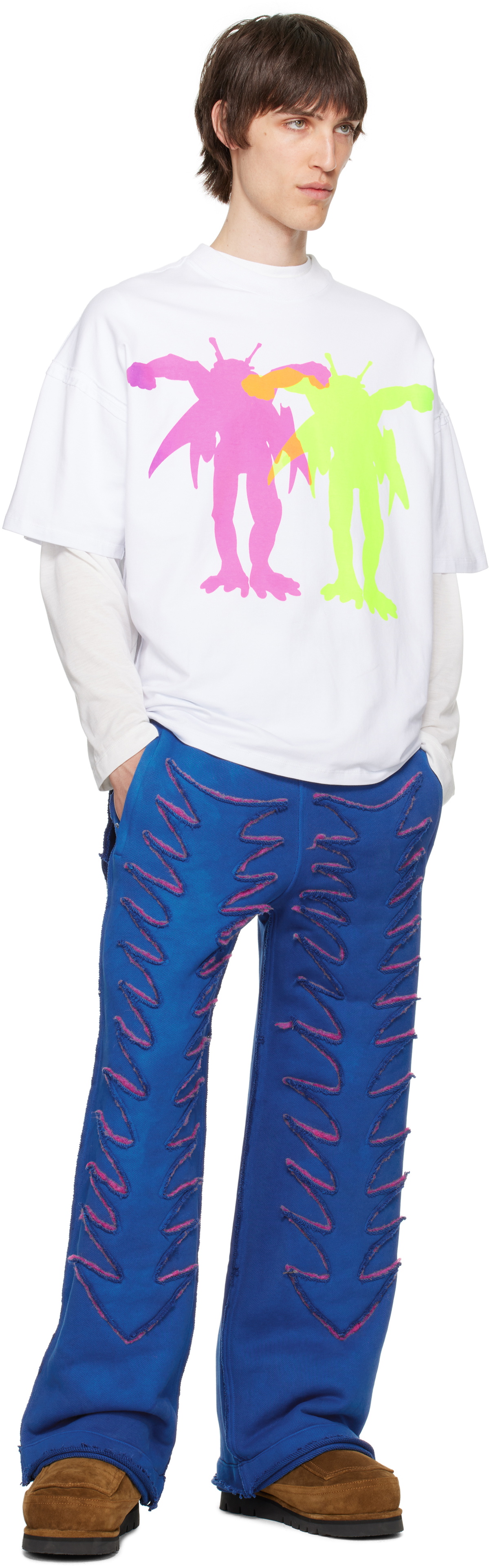 YAKU Blue Rumble Sweatpants YAKU