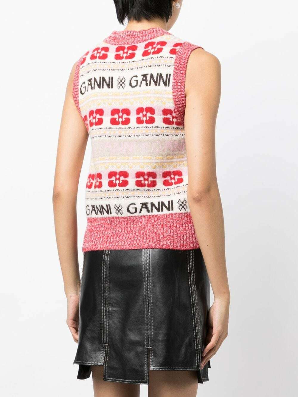 GANNI - Logo Wool Vest GANNI