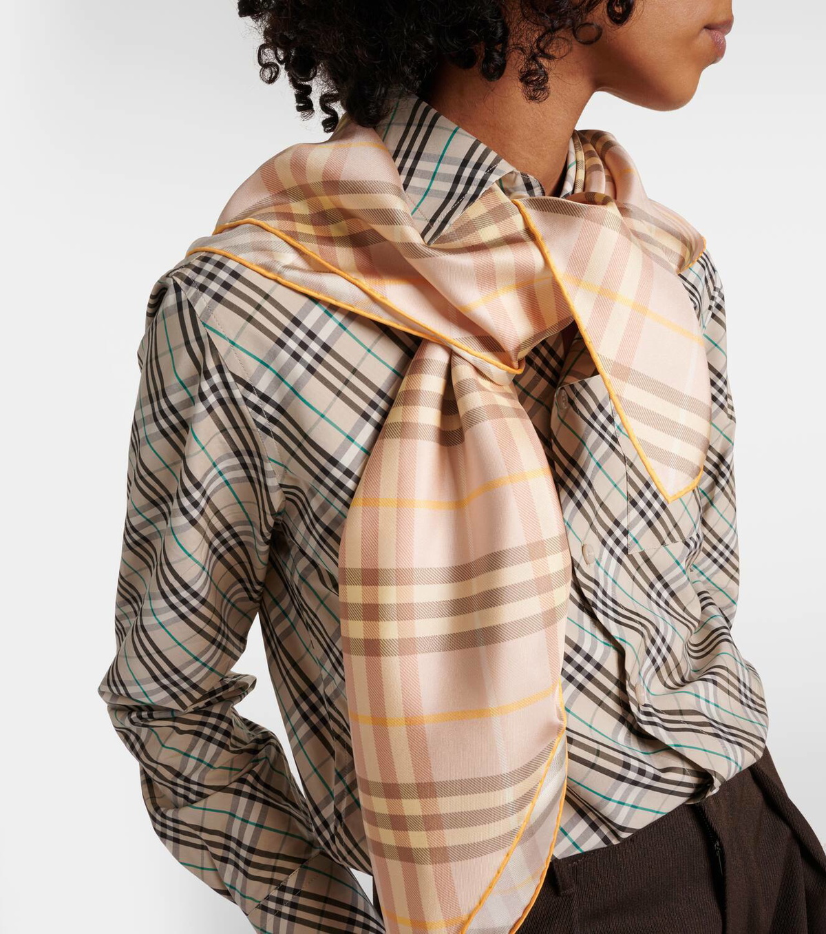 Burberry Burberry Check silk scarf Burberry