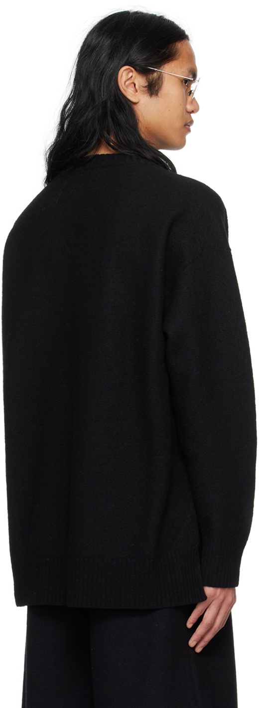 Jil Sander Black Oversized Sweater Jil Sander