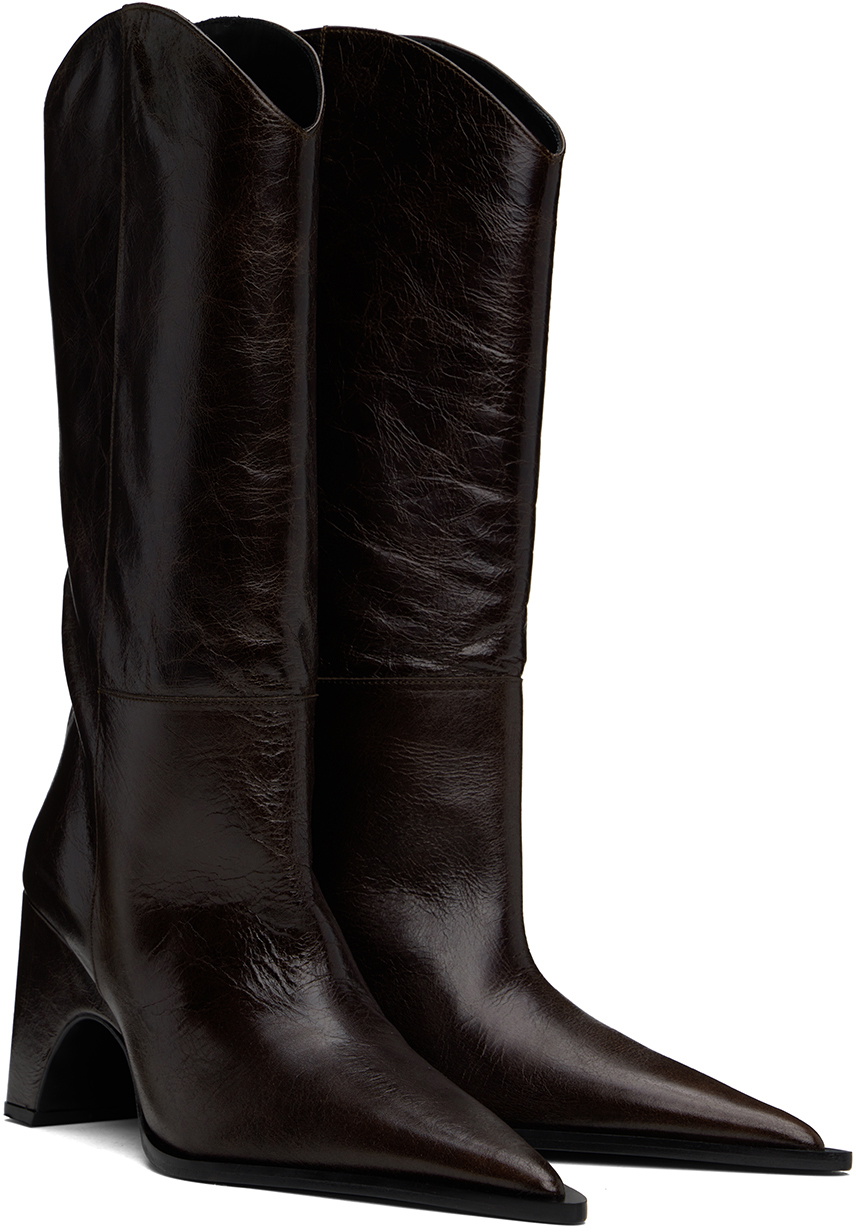 Coperni Brown Bridge Cowboy Boots Coperni