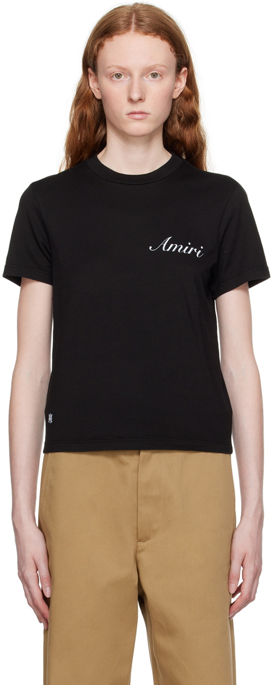 AMIRI Black Script T-Shirt Amiri
