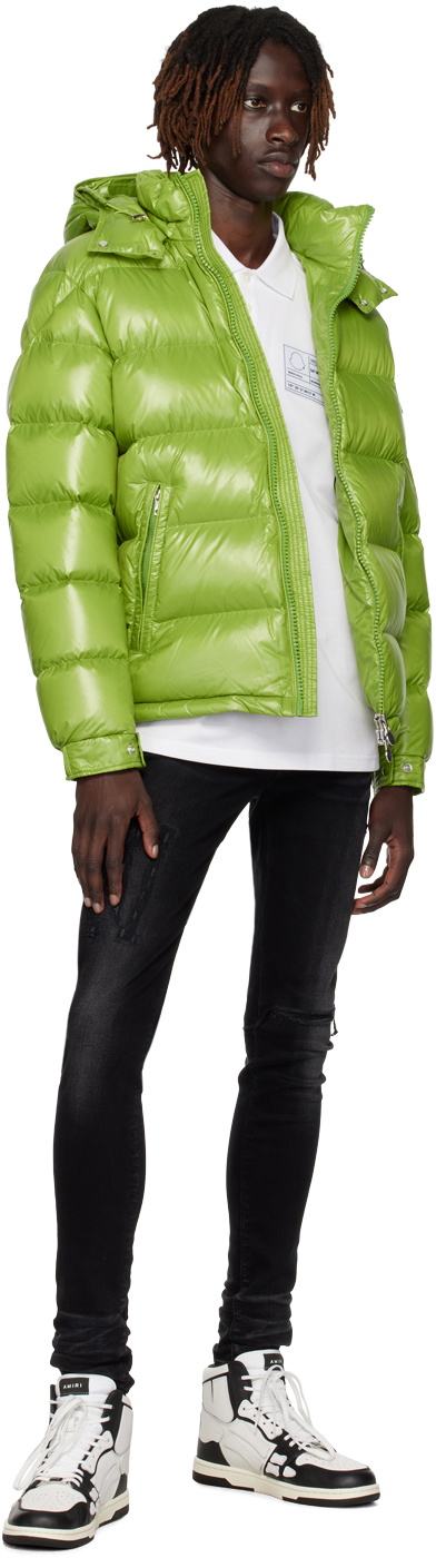 Moncler Green Maya Down Jacket Moncler