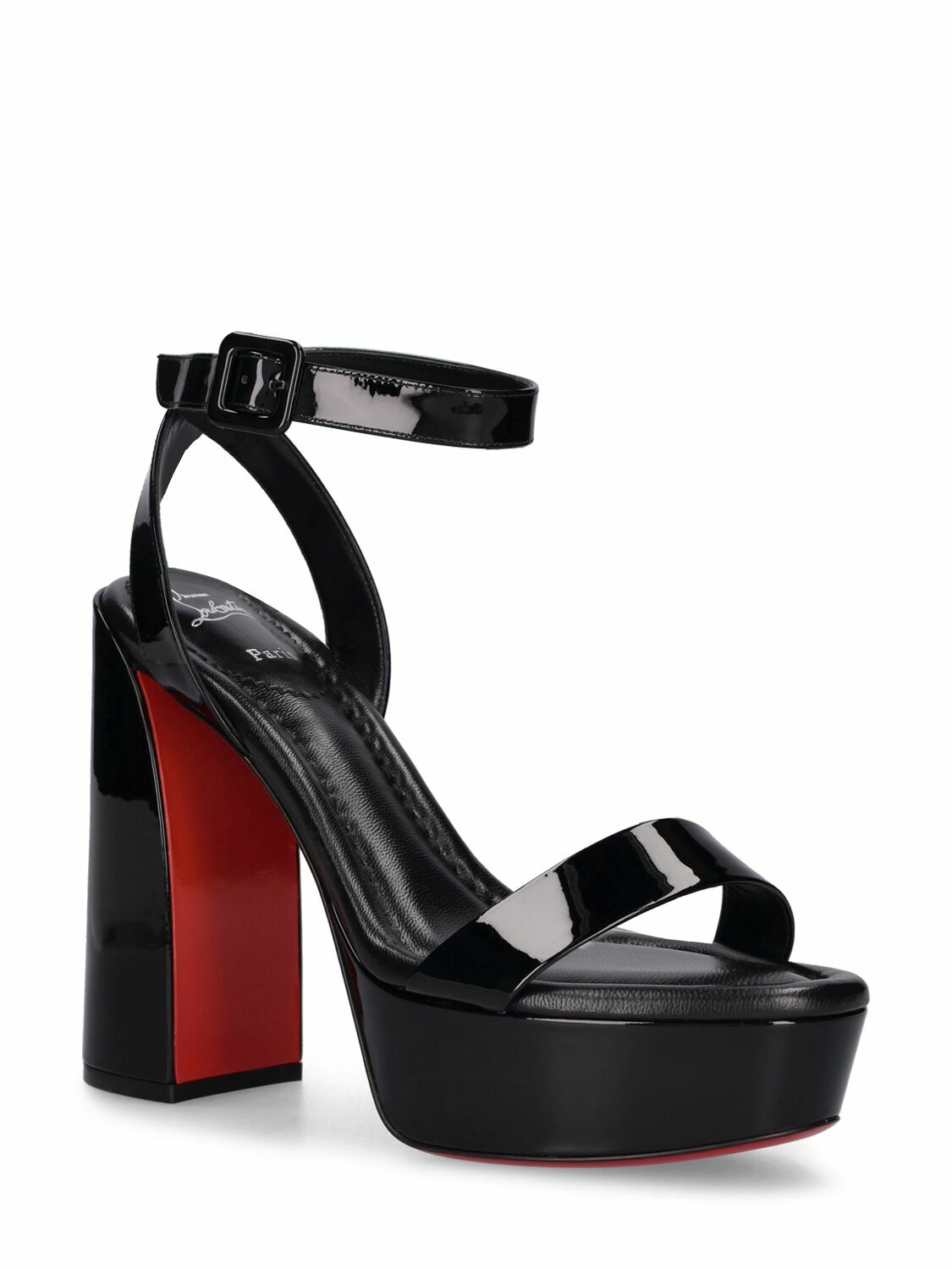 CHRISTIAN LOUBOUTIN - 130mm Movida Patent Leather Sandals Christian ...