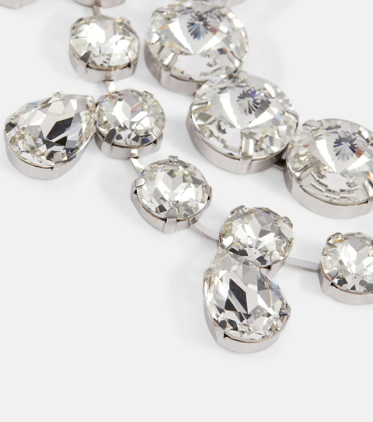 Area - Crystal-embellished choker necklace AREA