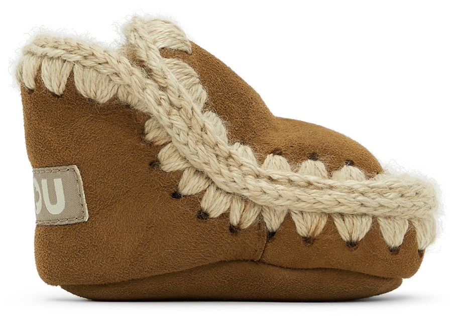 Mou Baby Tan Suede Pre-Walkers Mounser
