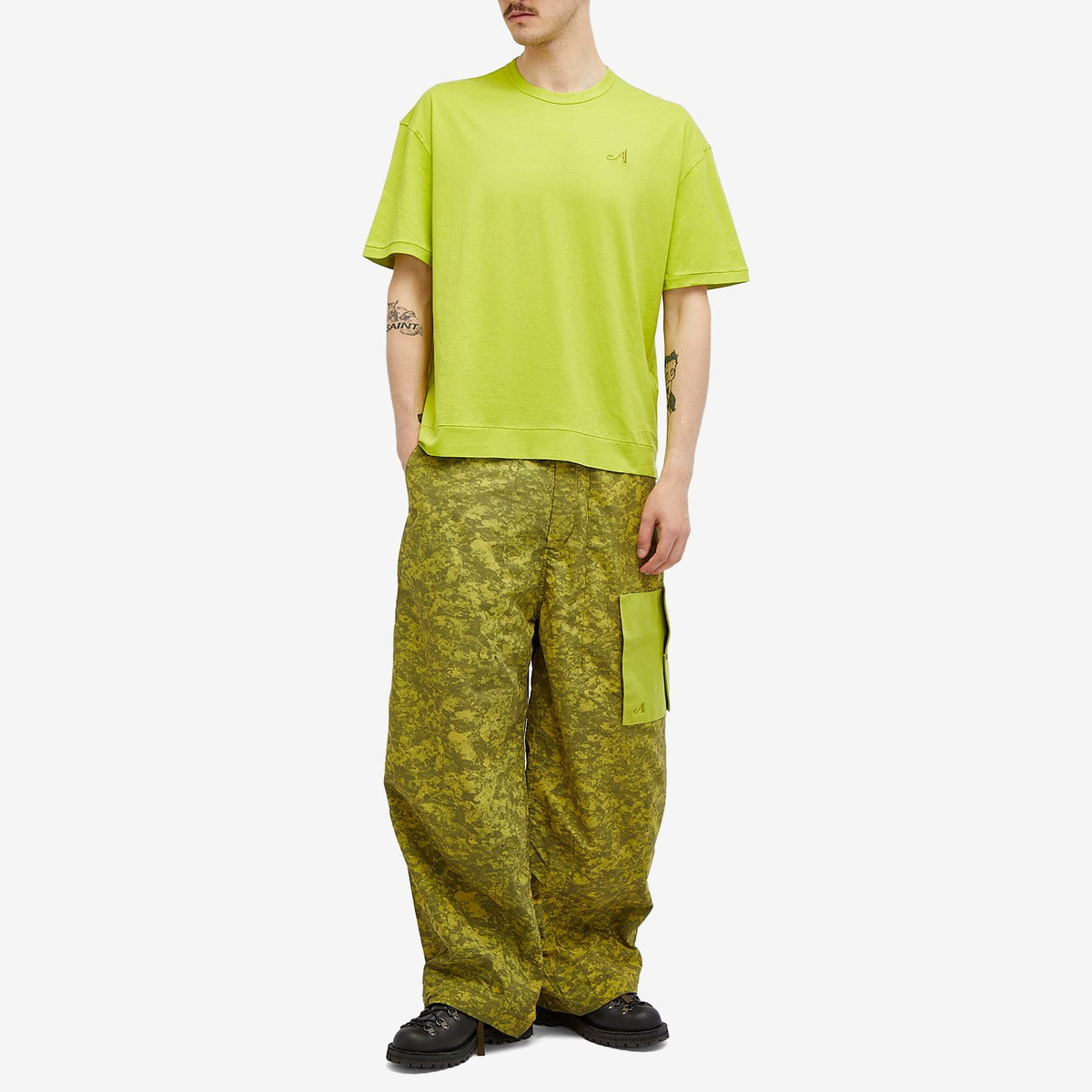 Ten C Men's x Awake Knit in Yellow Ten C