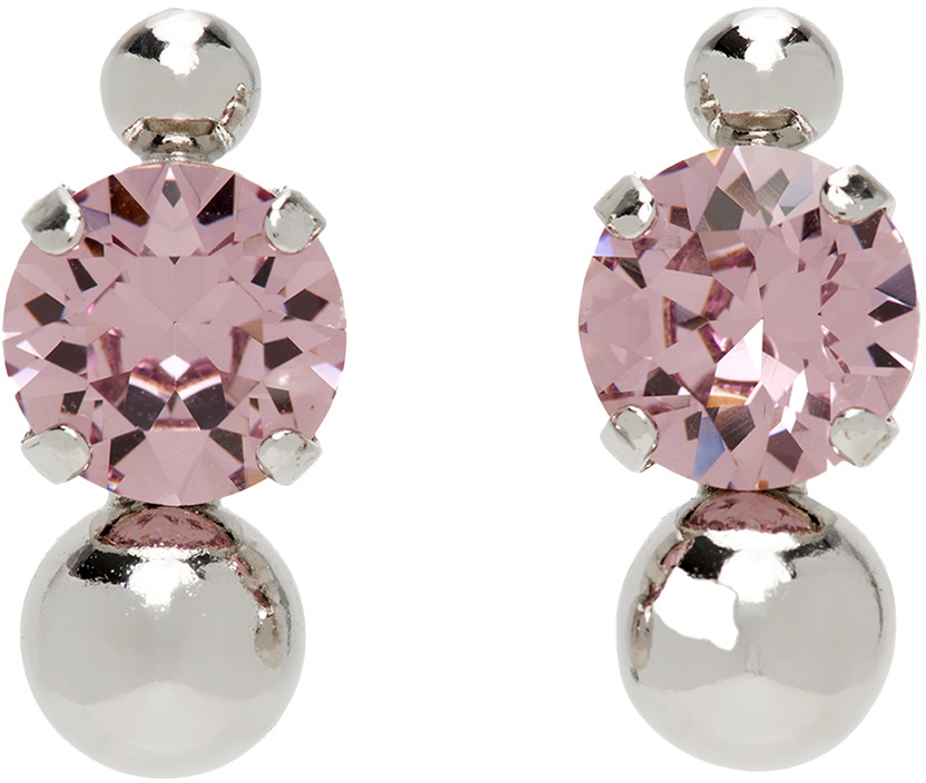 Justine Clenquet Silver Jenna Earring Justine Clenquet