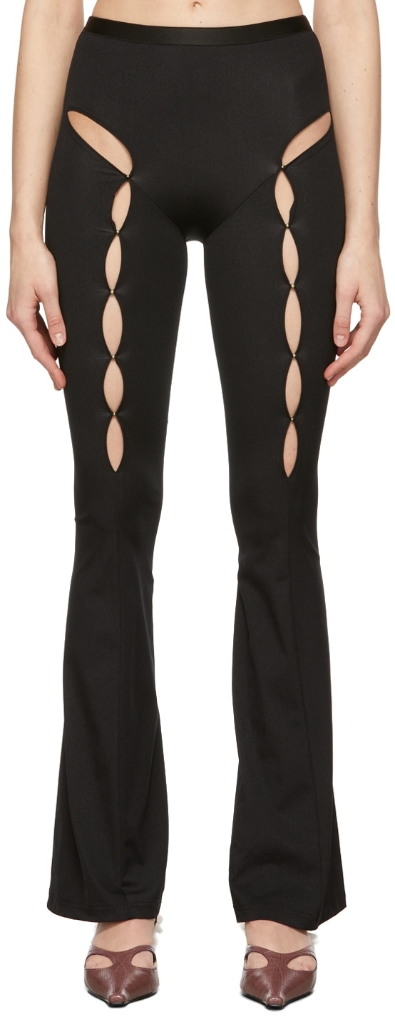 Rui Black Cut-Out Lounge Pants Rui