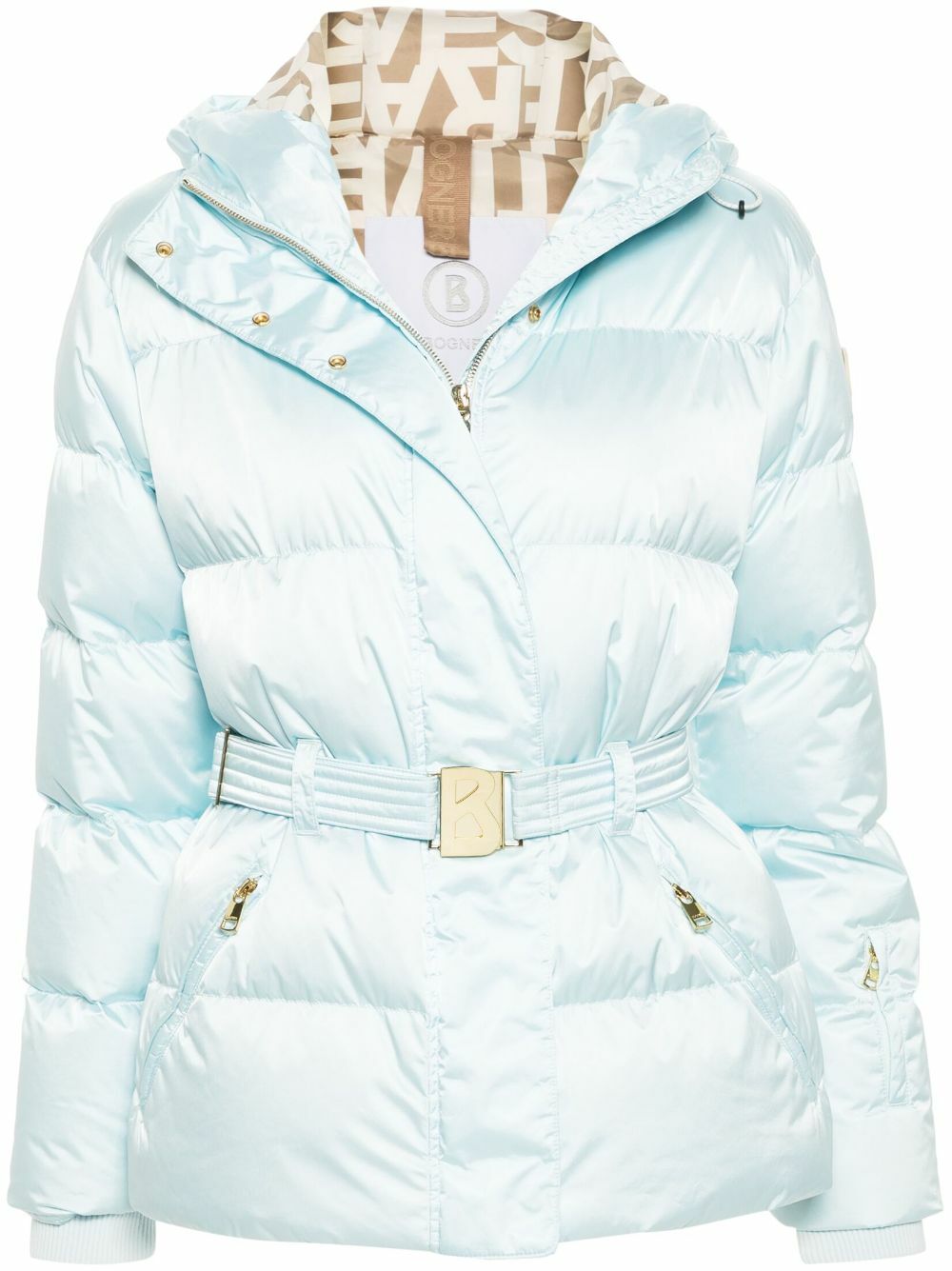 BOGNER Belted Hooded Ski Jacket Bogner