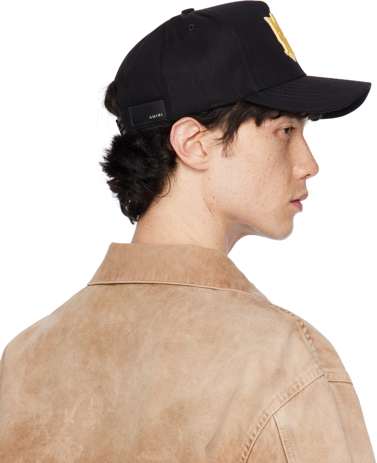 AMIRI Black MA Canvas Cap Amiri