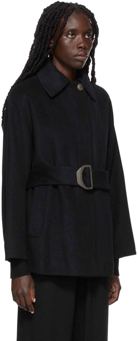 Vince Brushed Wool-Blend Belted Jacket Vince