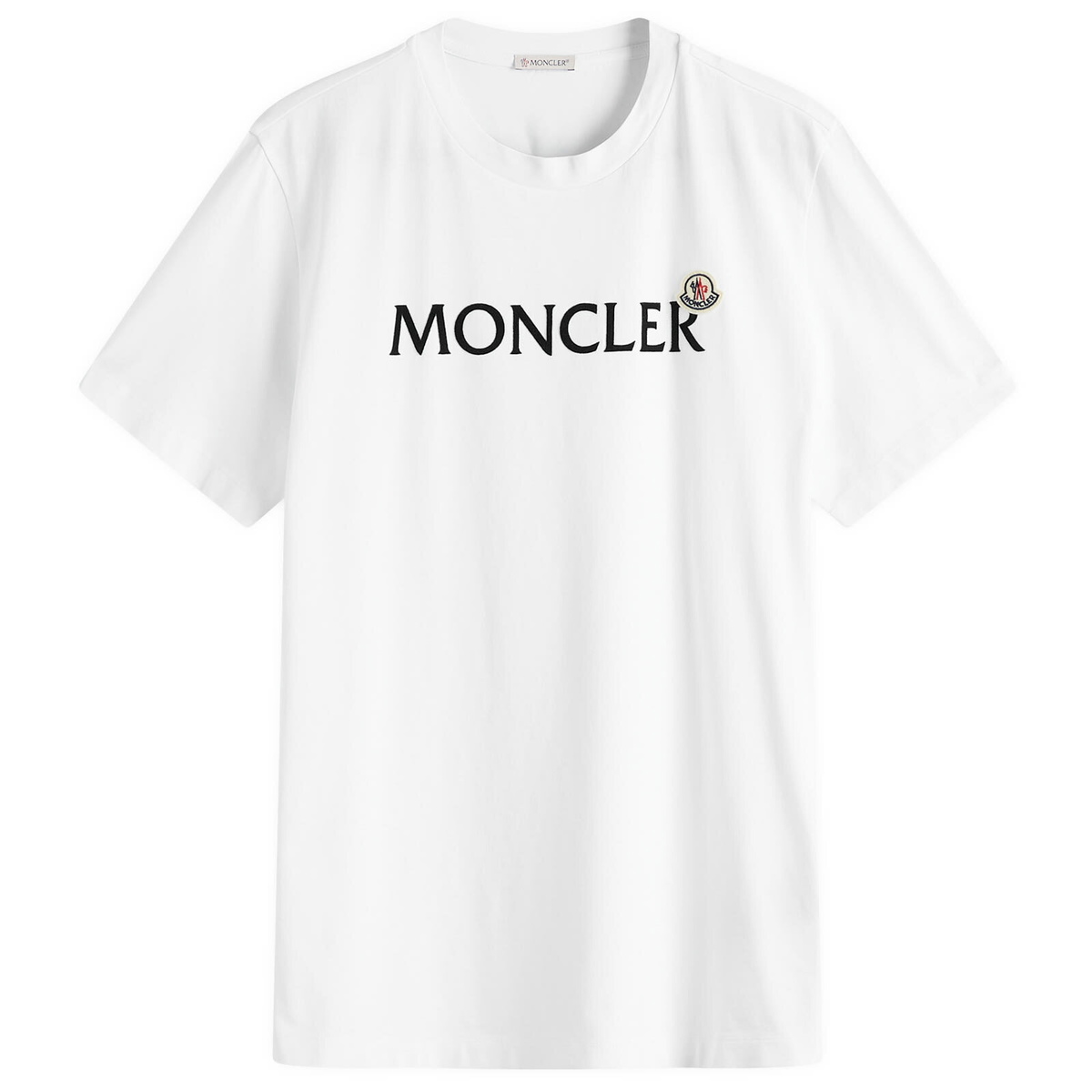 Moncler Men's Logo T-Shirt in White Moncler