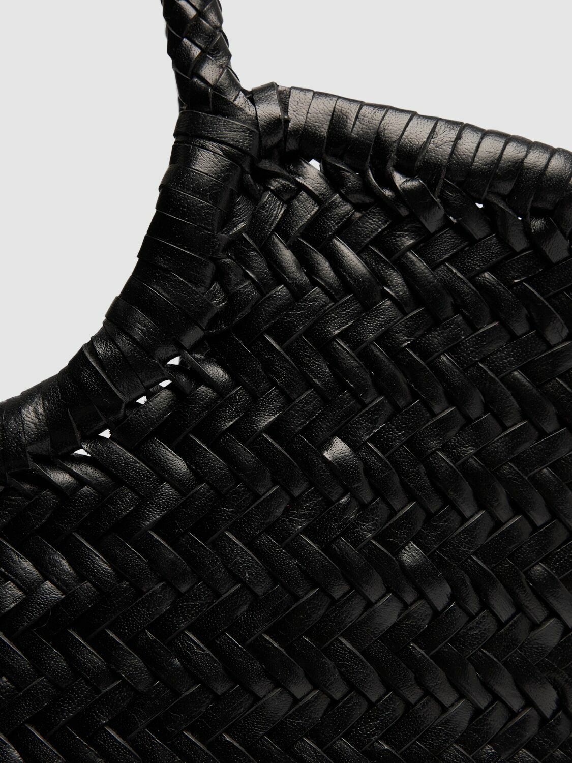 DRAGON DIFFUSION Big Nantucket Woven Leather Basket Bag Dragon Diffusion