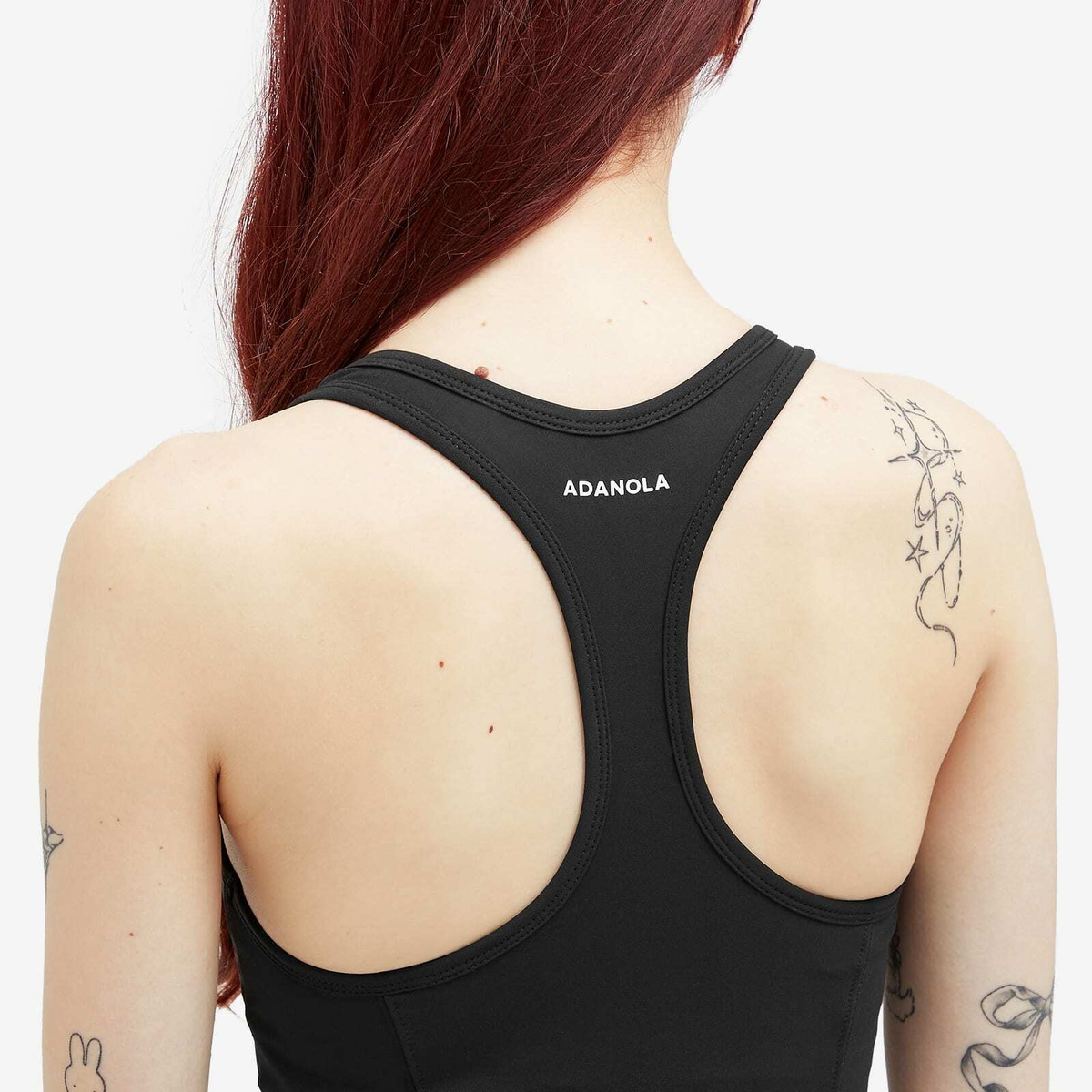Adanola Women's Ultimate Scoop Neck Bodysuit in Black Adanola