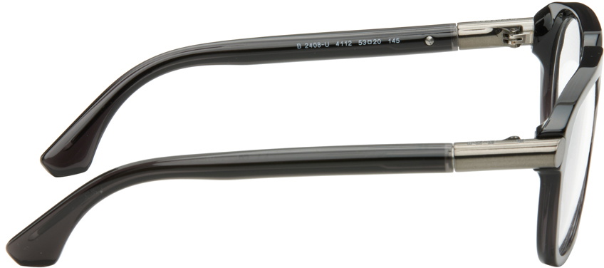 Burberry Gray Keyhole Glasses Burberry