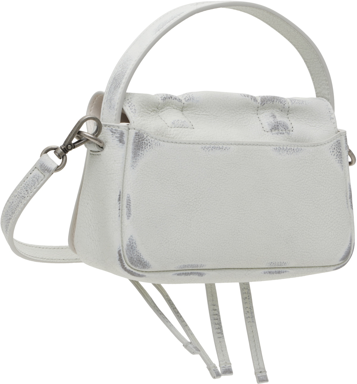 Acne Studios White & Gray Multipocket Micro Bag Acne Studios