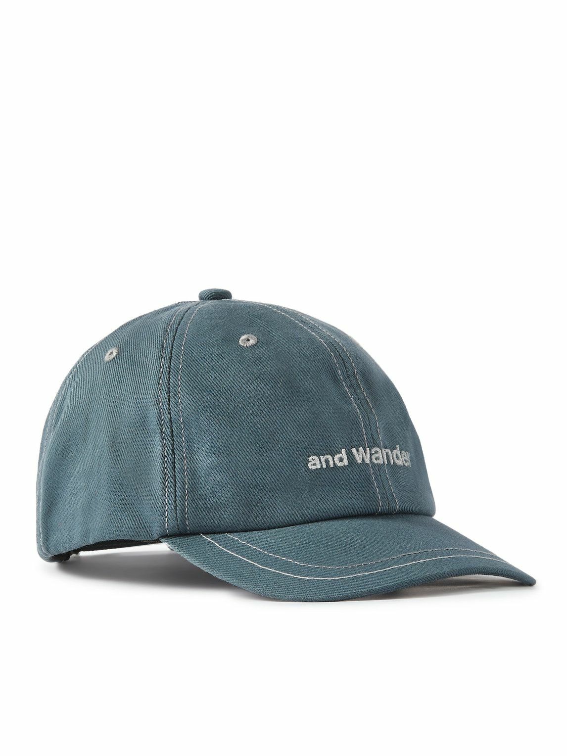 And Wander - Logo-Embroidered Cotton-Twill Baseball Cap and Wander