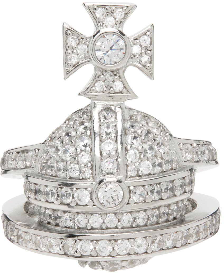Vivienne Westwood Silver Orb Ring Vivienne Westwood