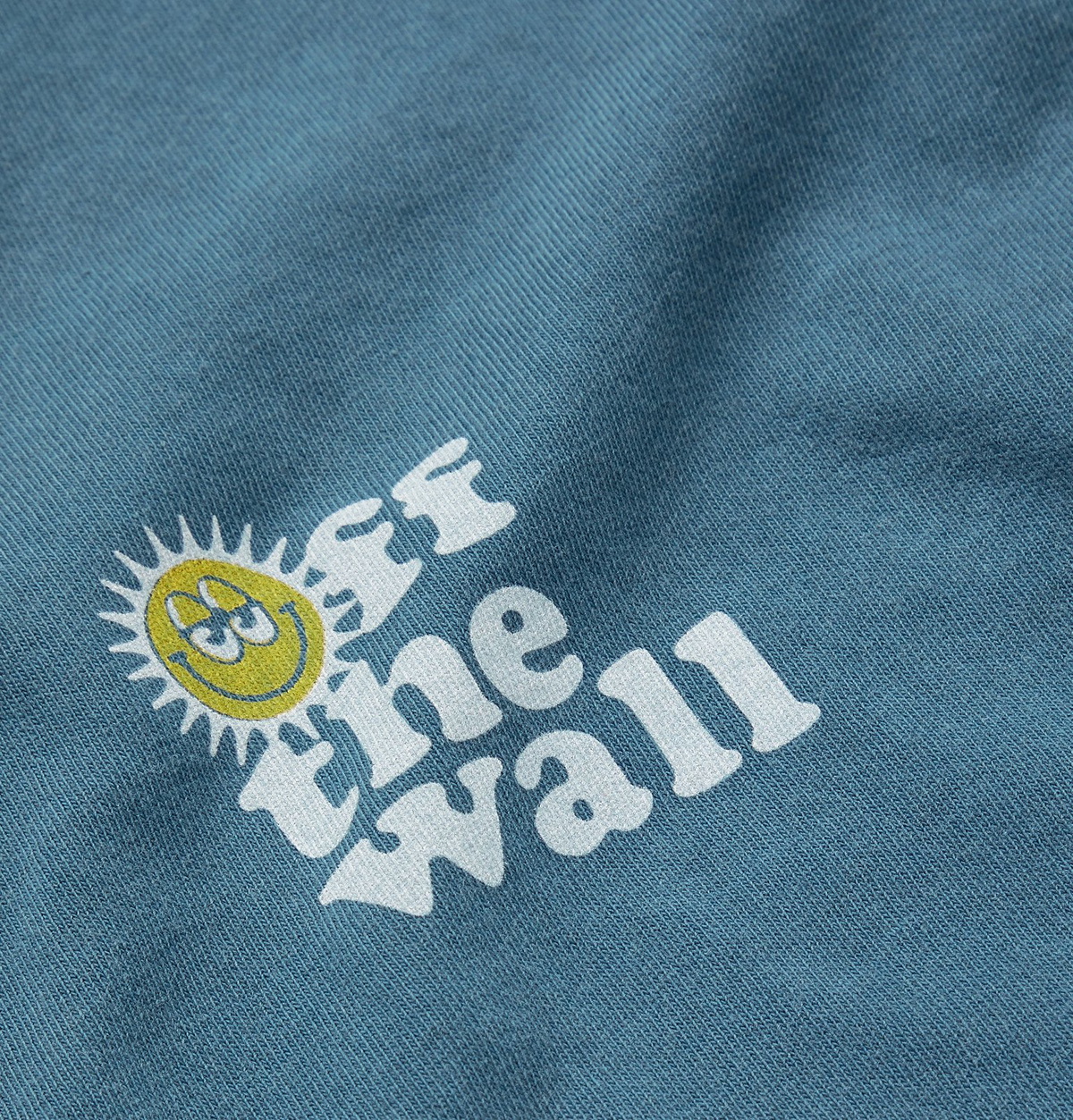 Vans - Printed Cotton-Jersey T-Shirt - Blue Vans