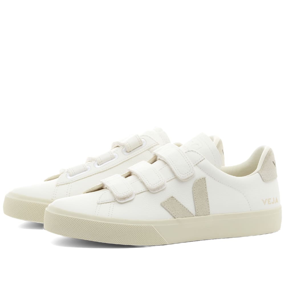 Veja Men's Recife Velcro Sneakers in Extra White/Natural VEJA
