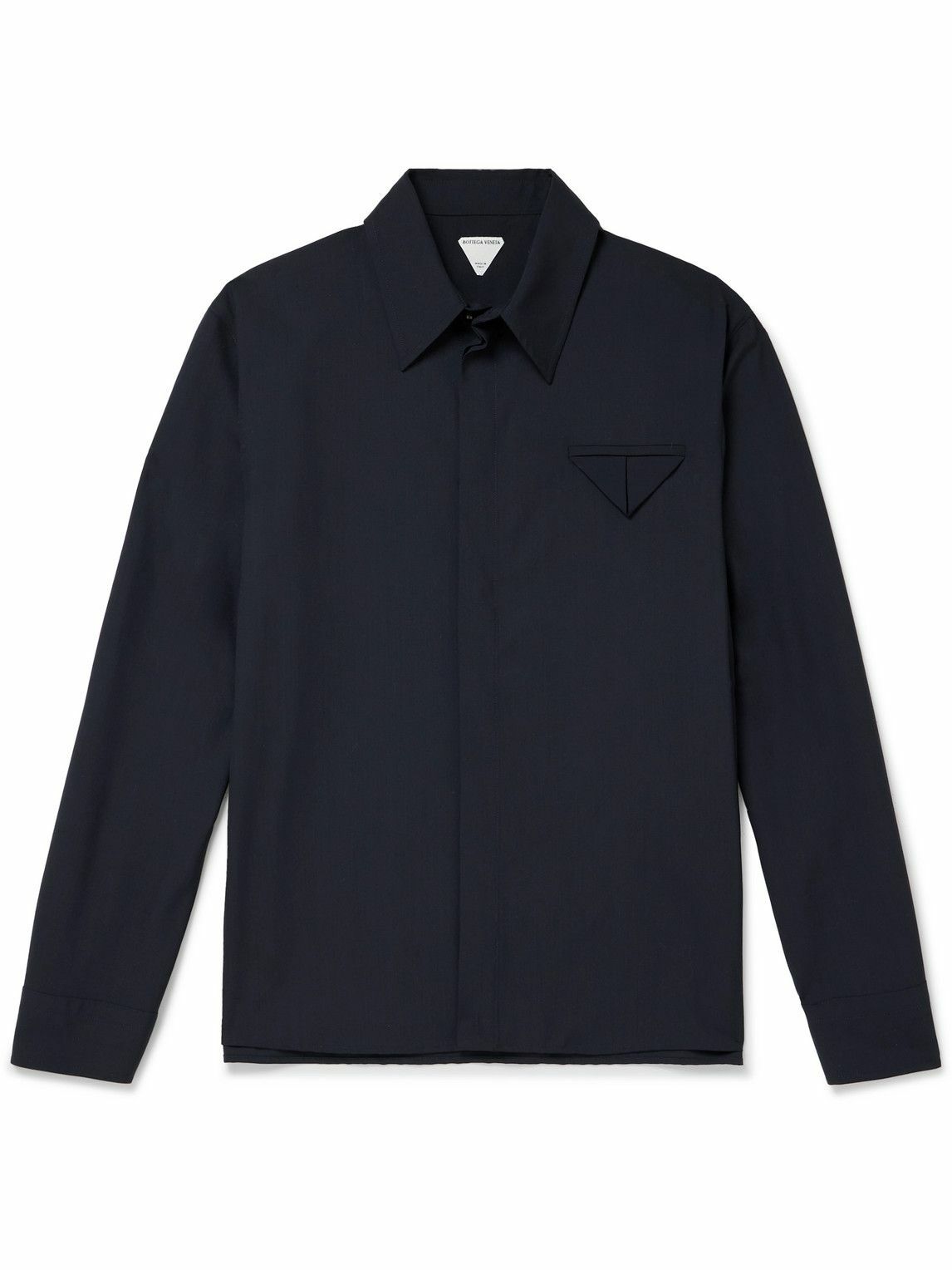Bottega Veneta - Wool Shirt - Blue Bottega Veneta