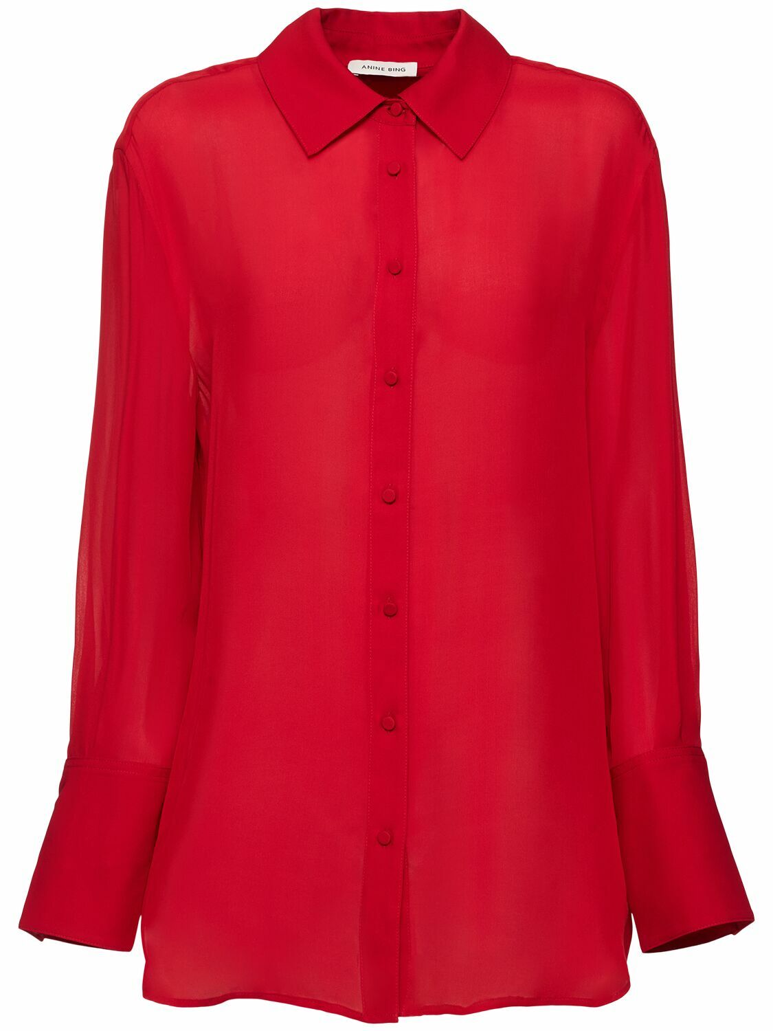 ANINE BING Bridget Silk Viscose Georgette Shirt ANINE BING