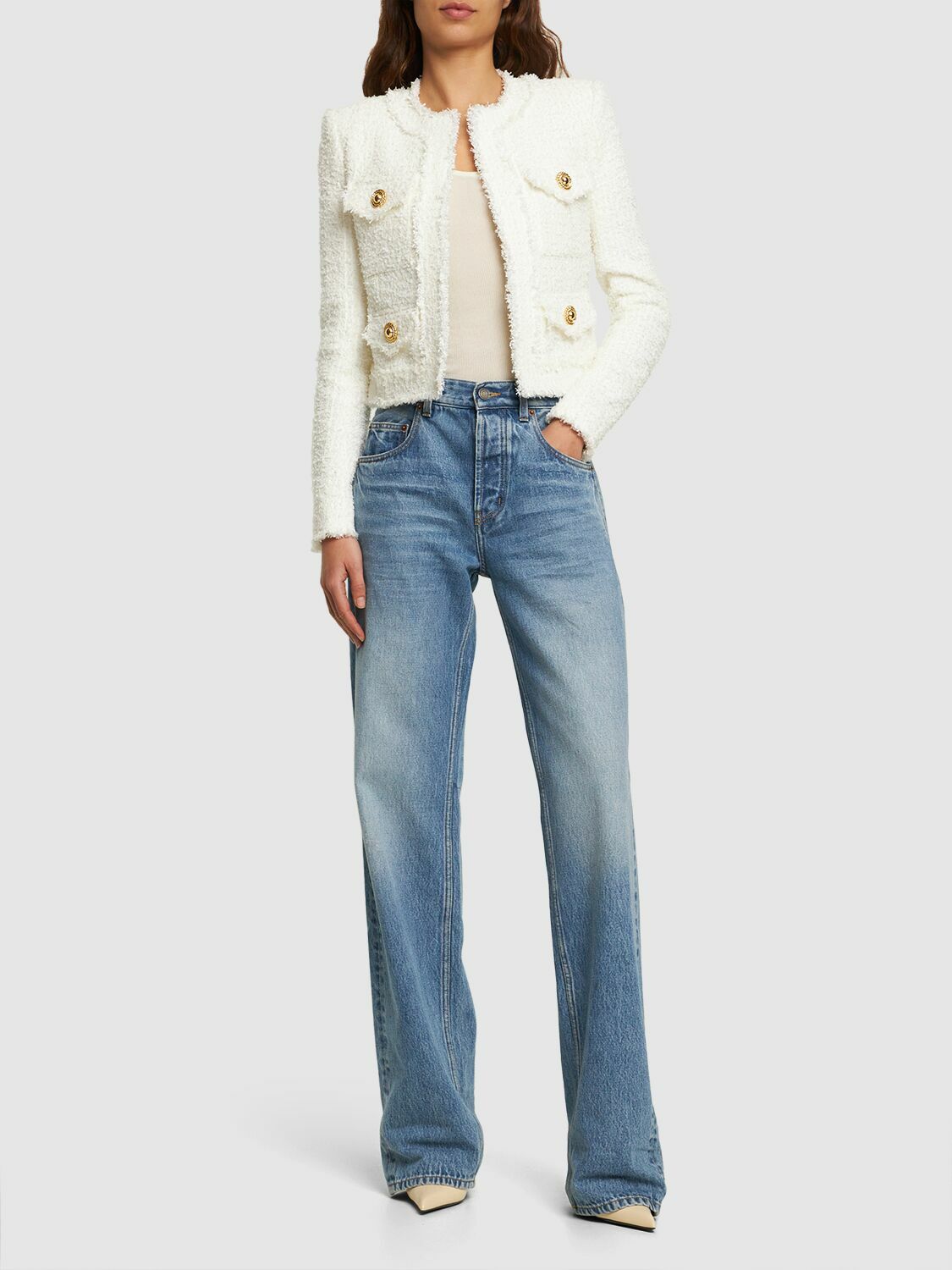 BALMAIN - Tweed Jacket Balmain