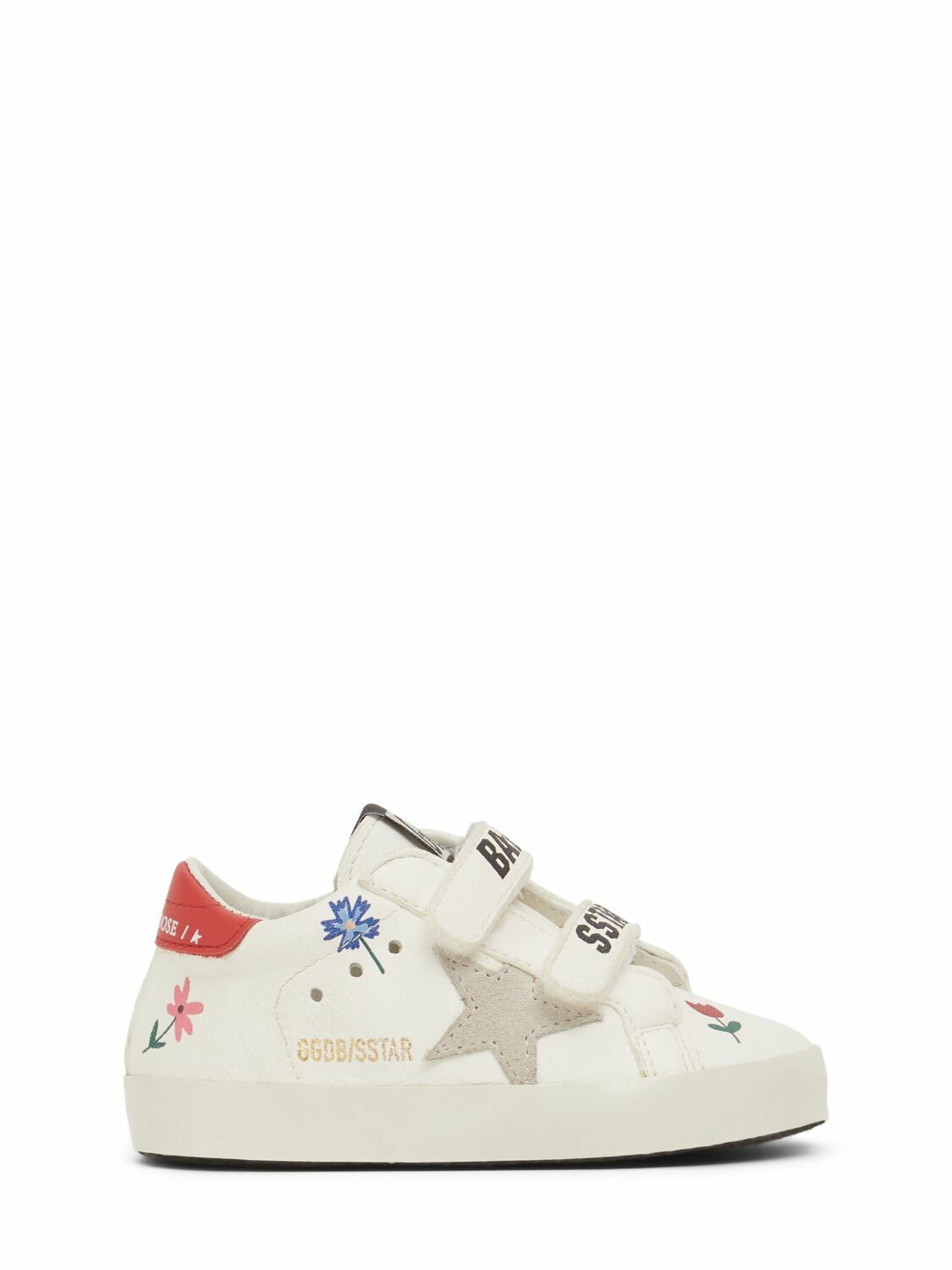 GOLDEN GOOSE Baby School Leather Pre-walker Shoes Golden Goose Deluxe Brand