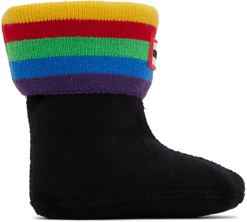 Hunter Kids Black & Multicolor Boot Socks Hunter