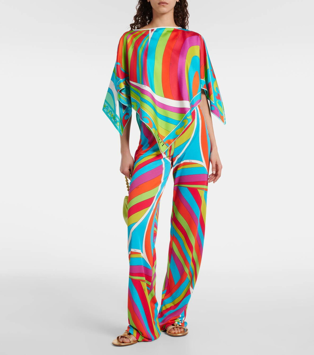Pucci Printed silk top Emilio Pucci