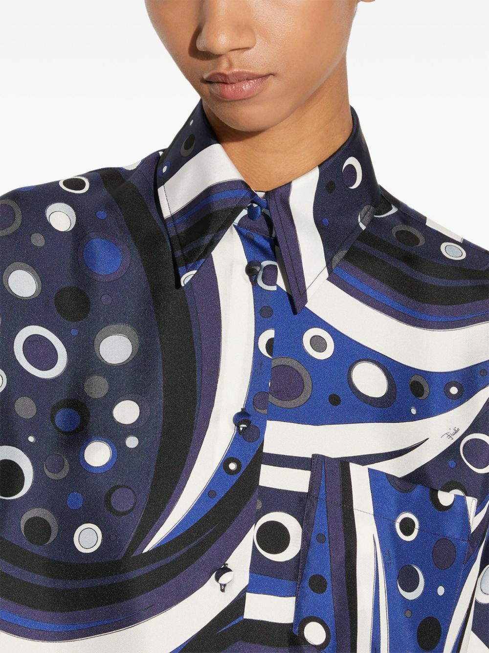 PUCCI - Printed Silk Shirt Emilio Pucci