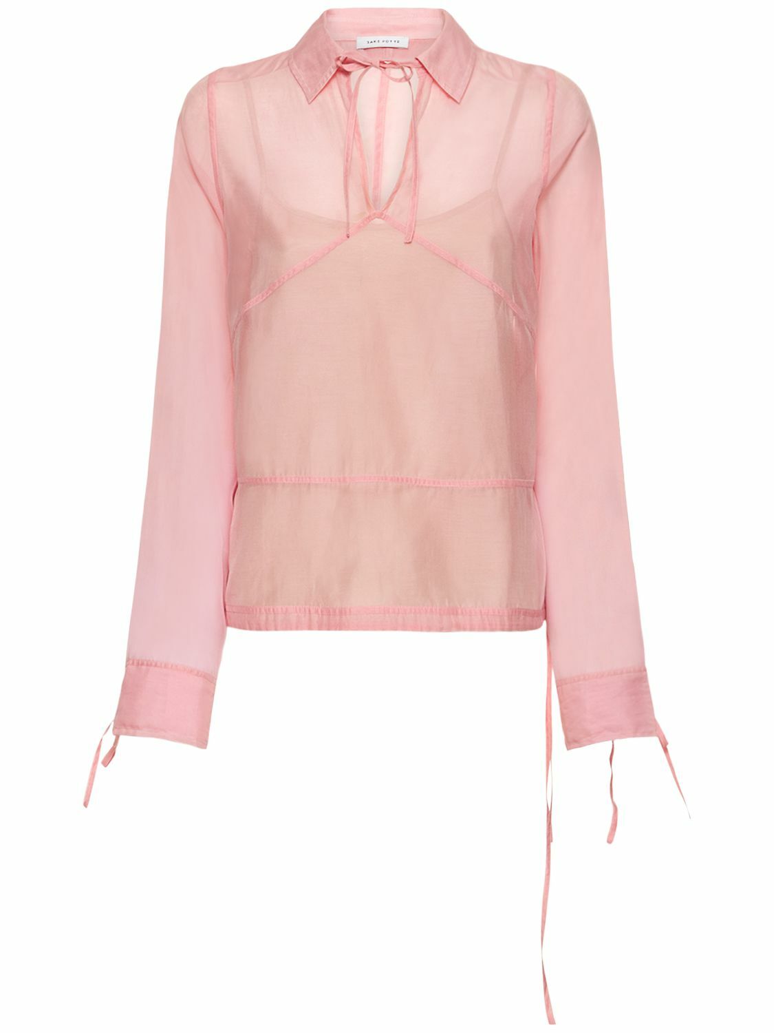 SAKS POTTS - Bailey Cotton Silk Top Saks Potts
