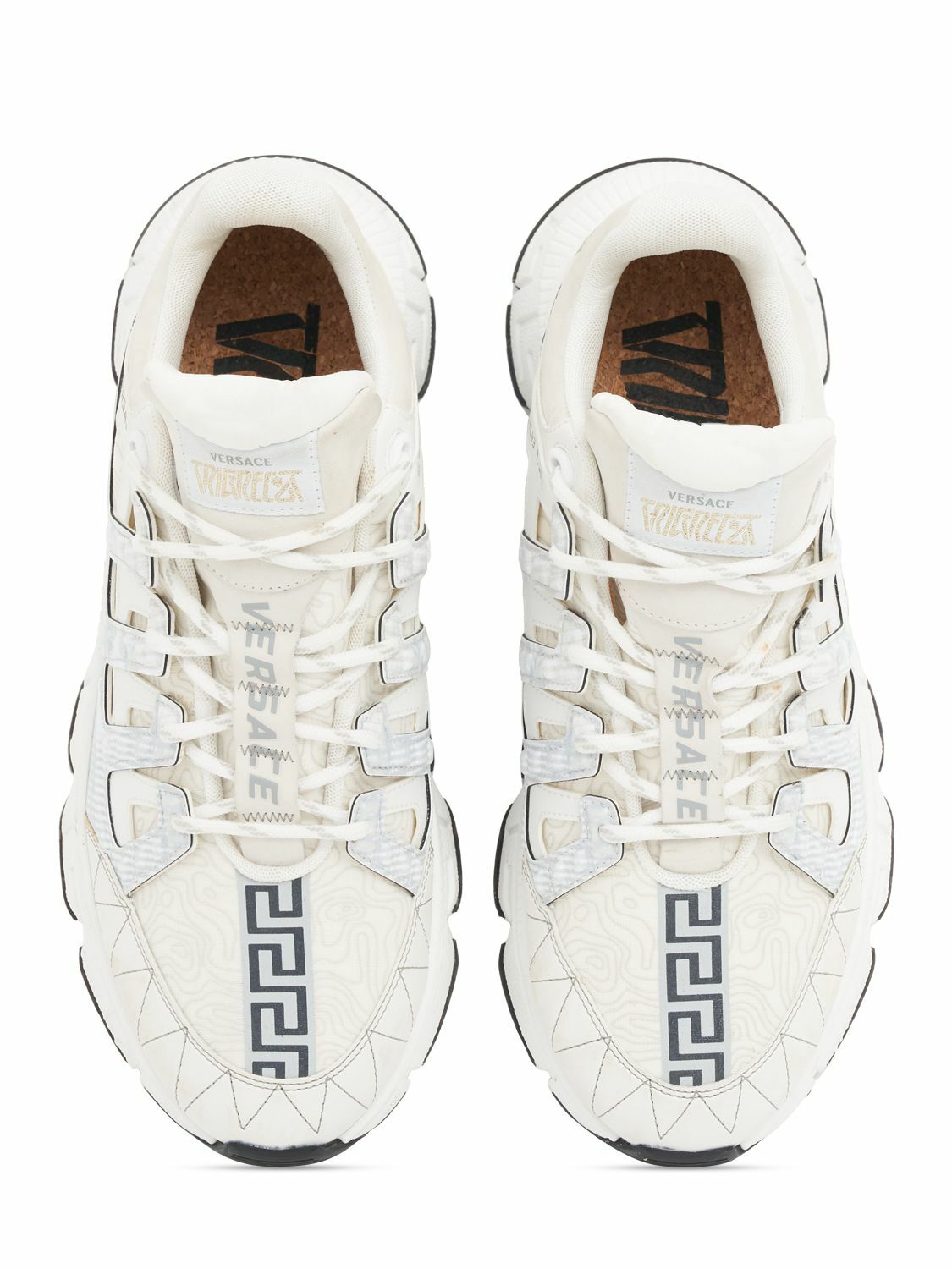 VERSACE - Leather Sneakers Versace
