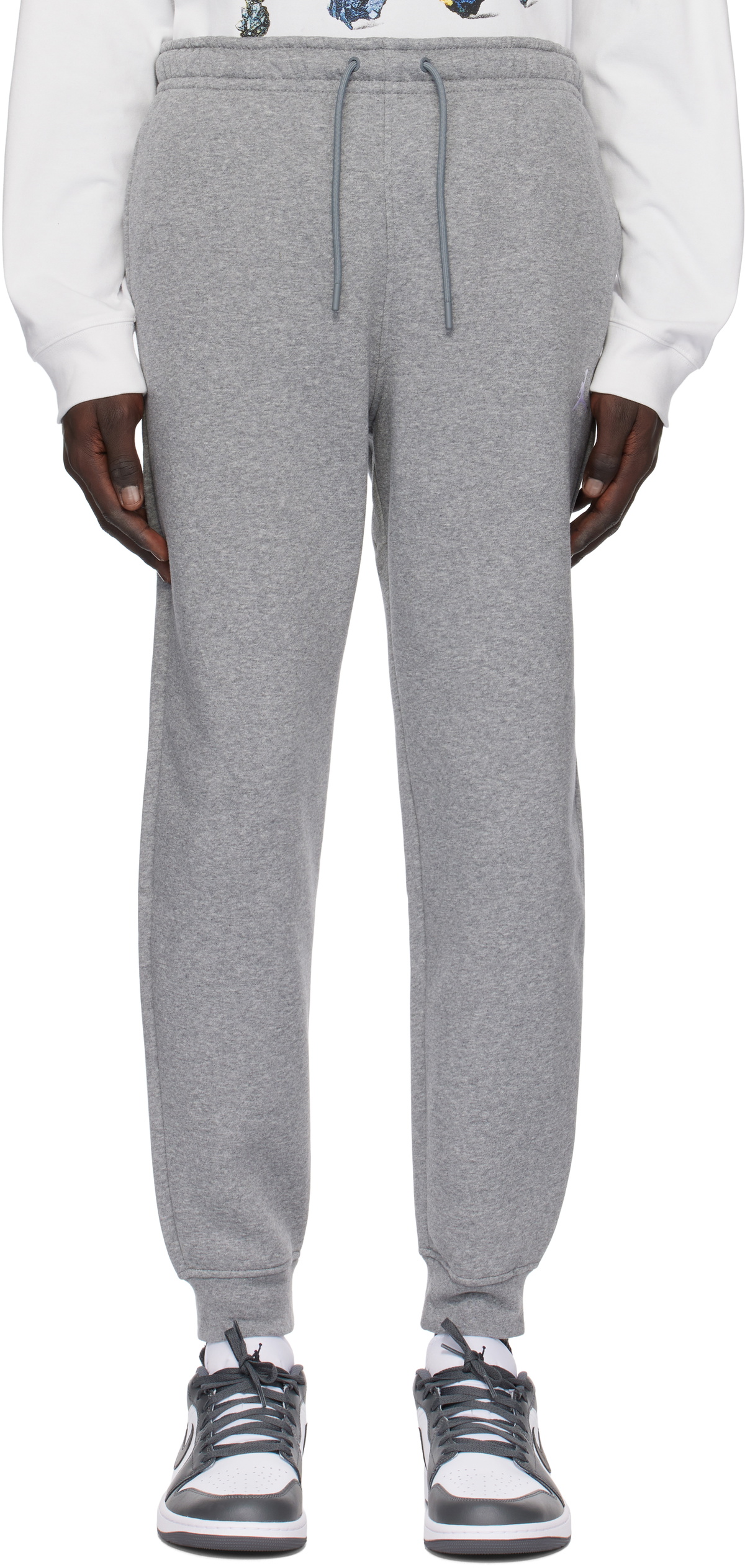 Nike Jordan Gray Jordan Brooklyn Fleece Sweatpants Nike Jordan Brand