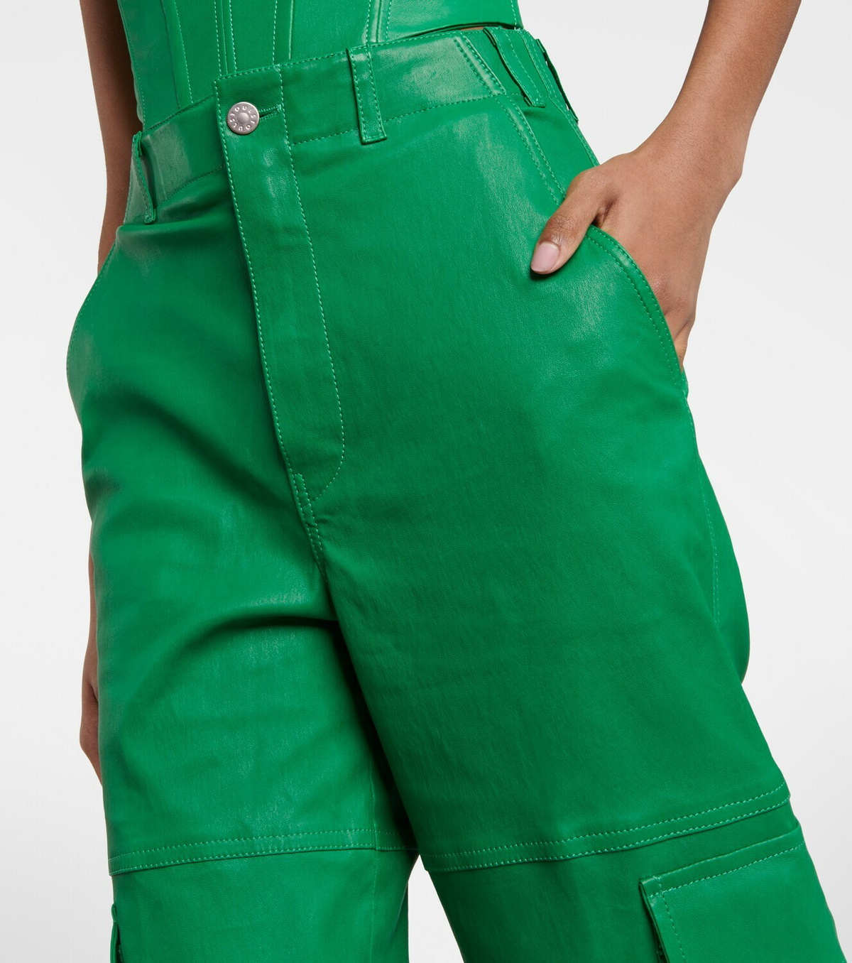 Stouls Axel leather cargo pants Stouls