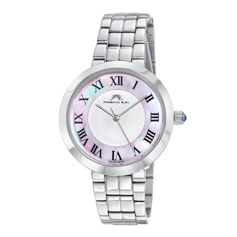 Porsamo Bleu Helena Quartz White Dial Ladies Watch 1072CHES Porsamo Bleu