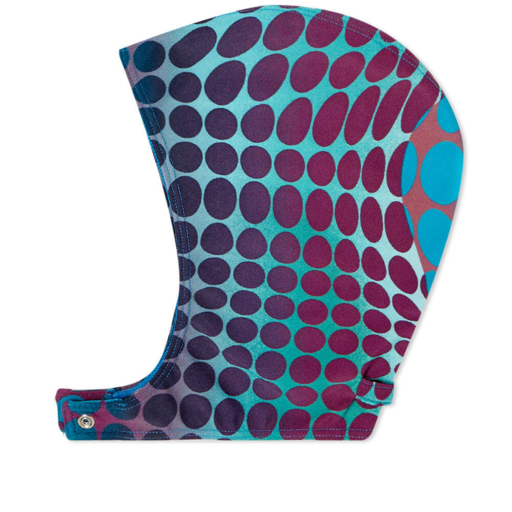 Jean Paul Gaultier Women's Cyber Print Hood in Blue/Purple/Yellow Jean ...