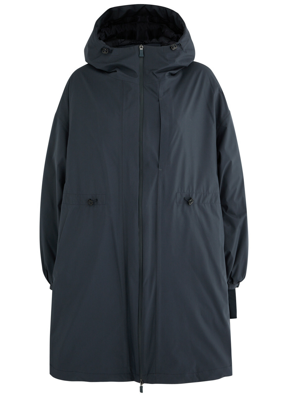 Herno Padded Hooded Gore-tex Coat Navy Herno